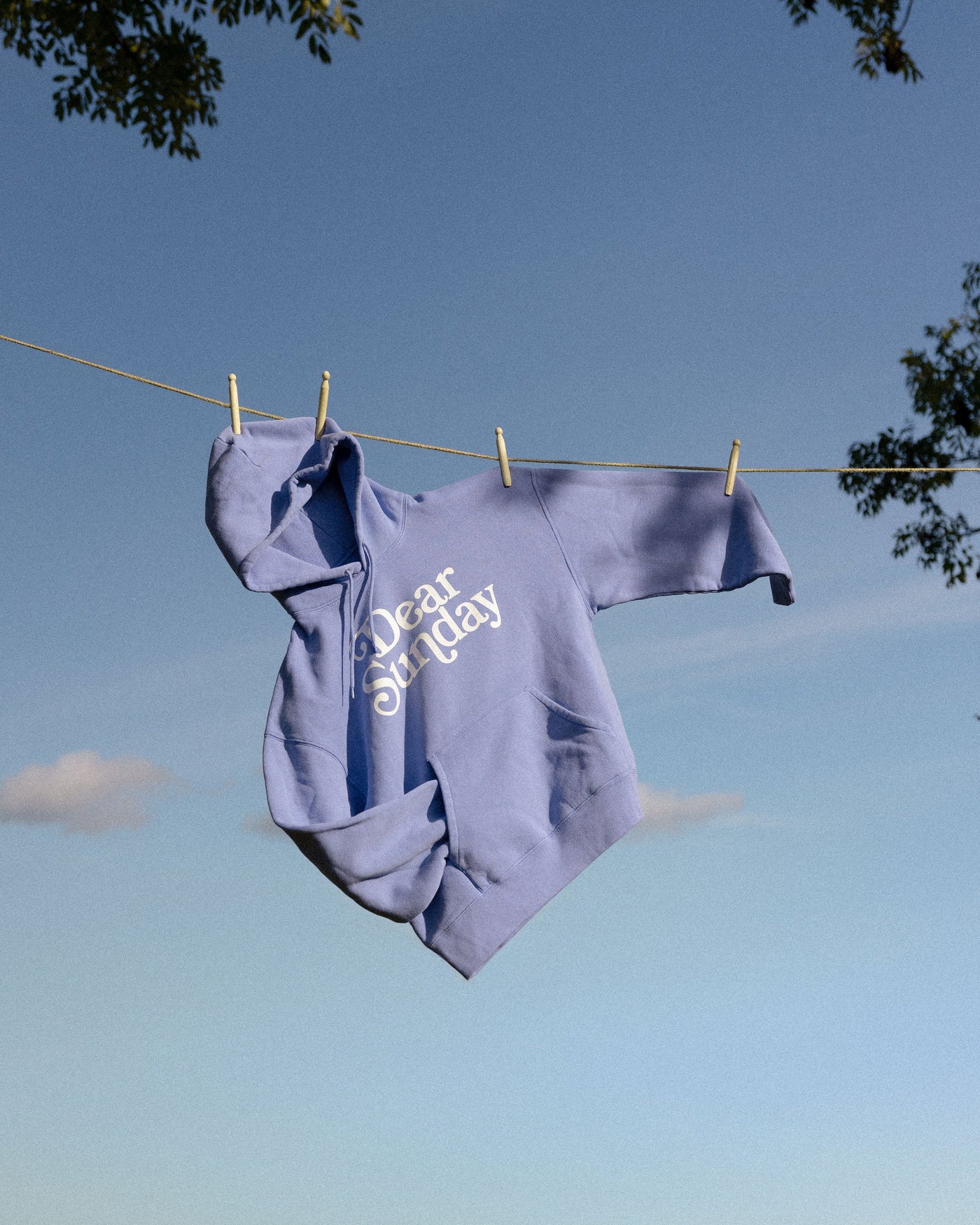 Dear Sunday Hoodie in Periwinkle